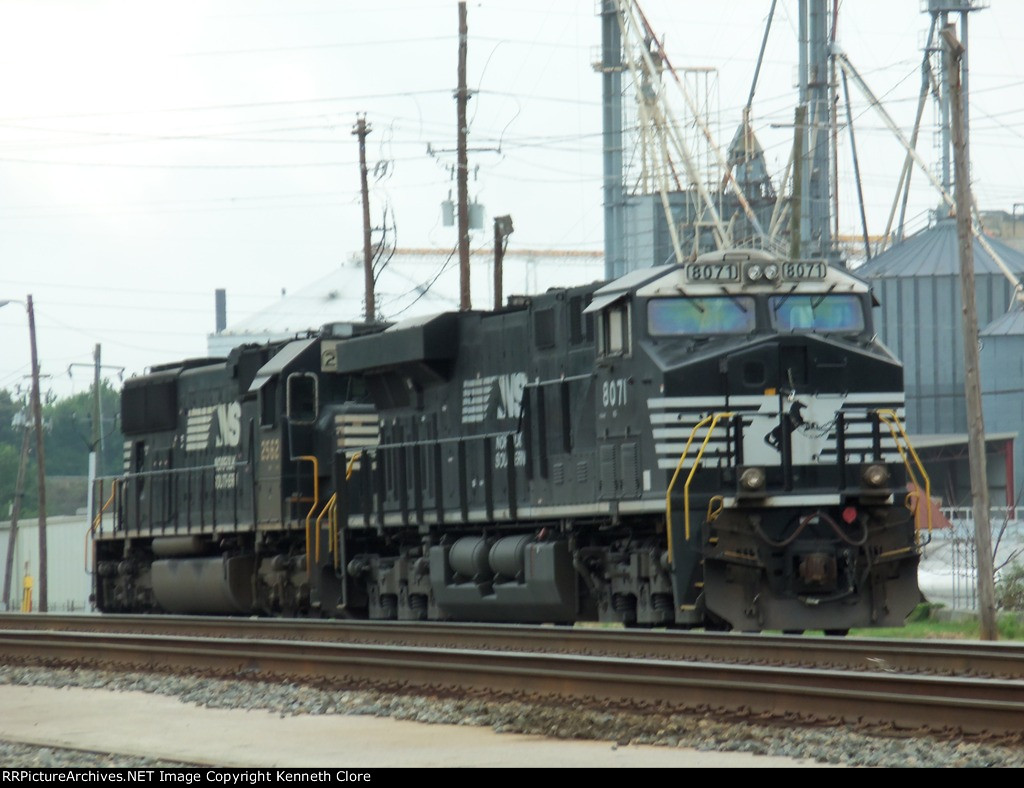 NS 8071 and NS 2562 Parked and Running